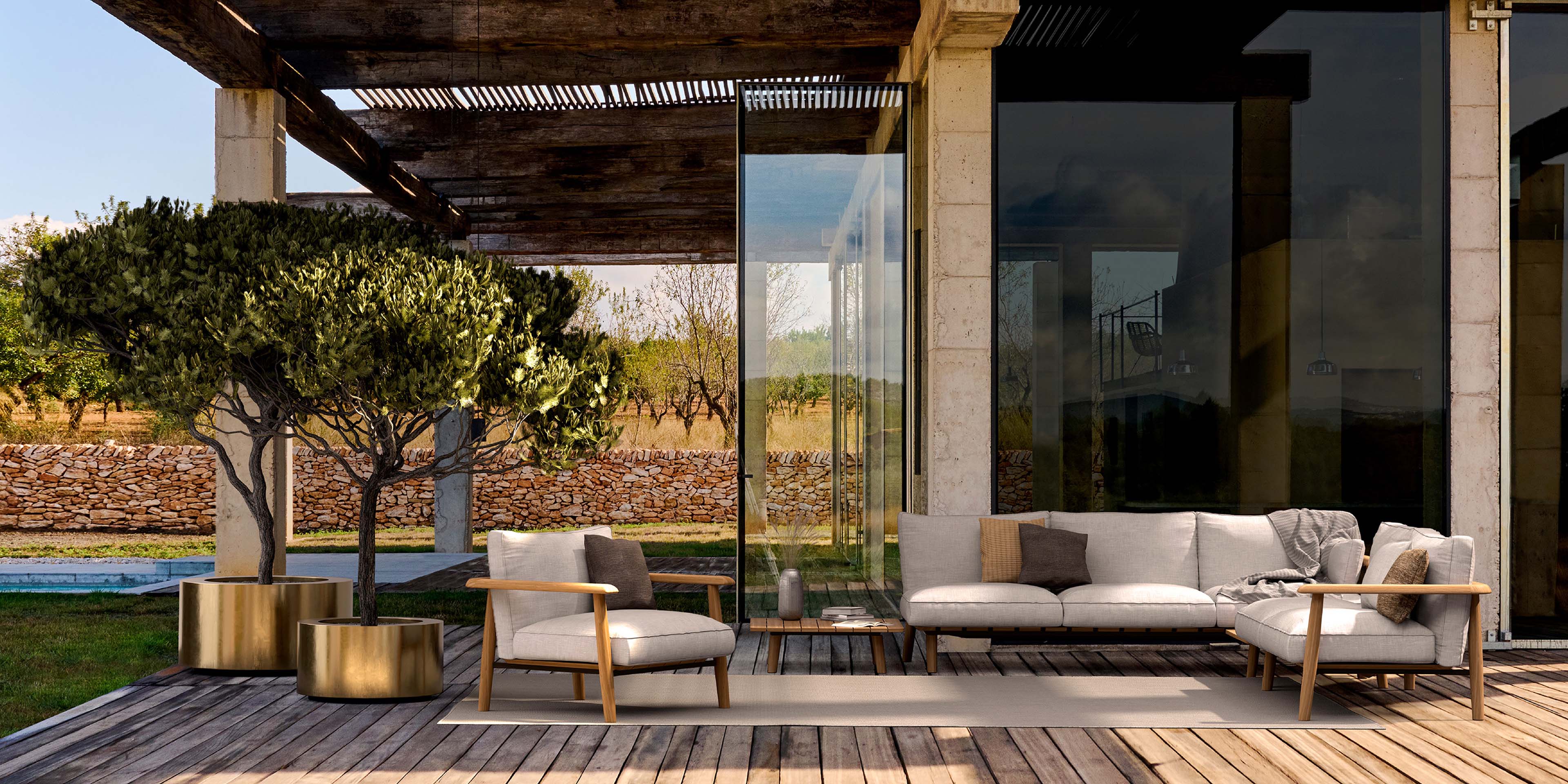 High-end luxury planters: Royal Botania Cuprum collection