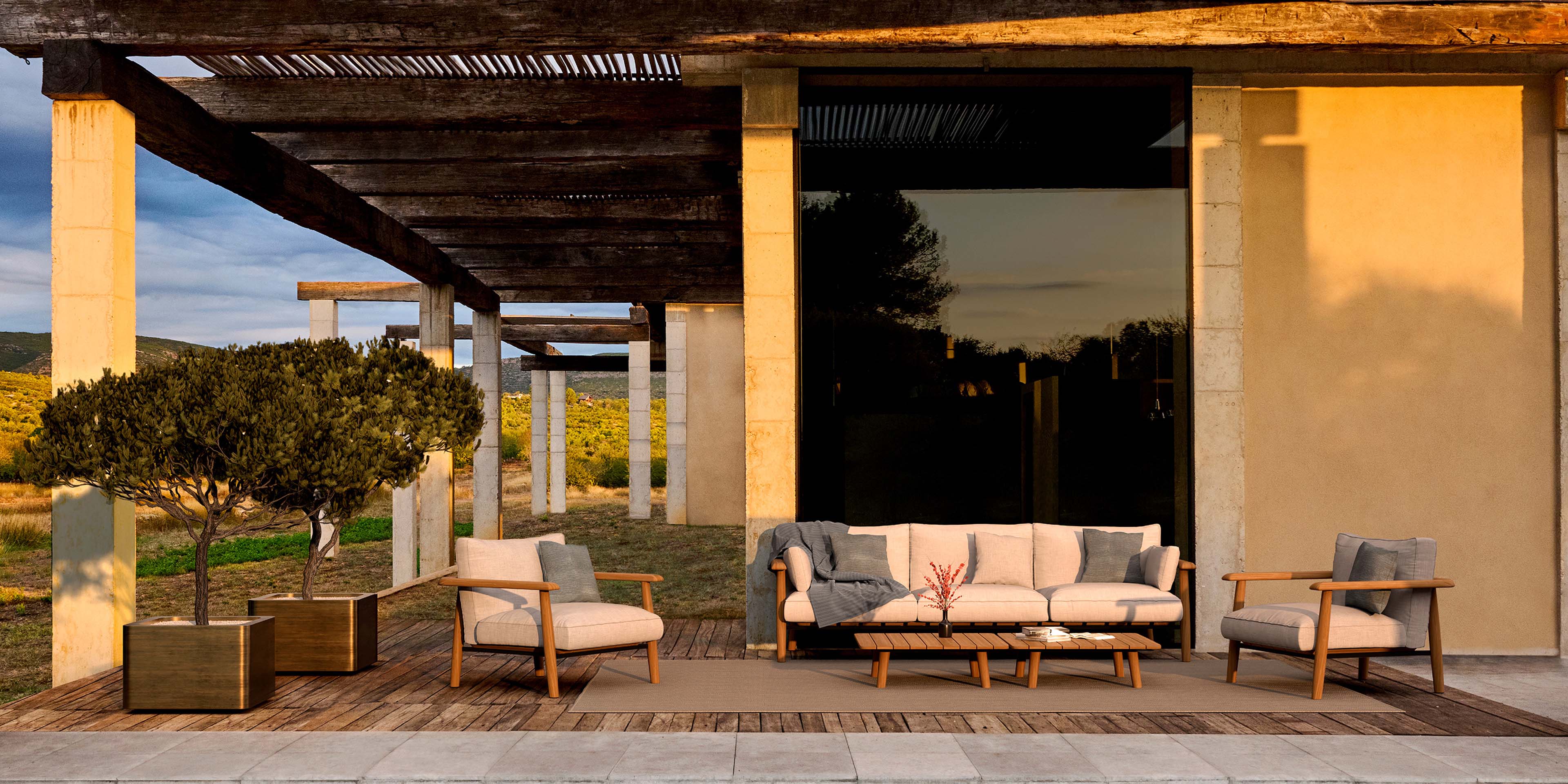 High-end luxury planters: Royal Botania Cuprum collection