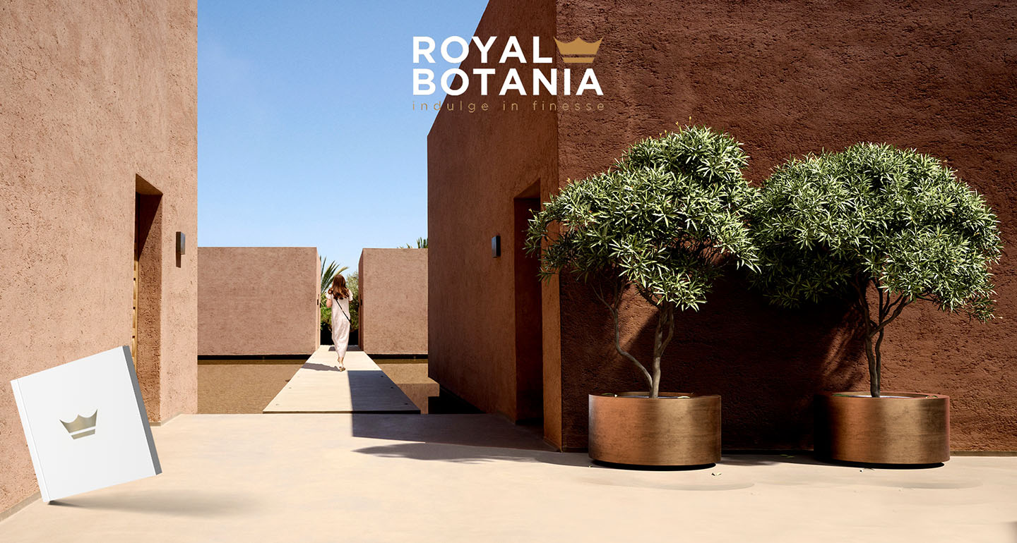 High-end luxury planters: Royal Botania Cuprum collection
