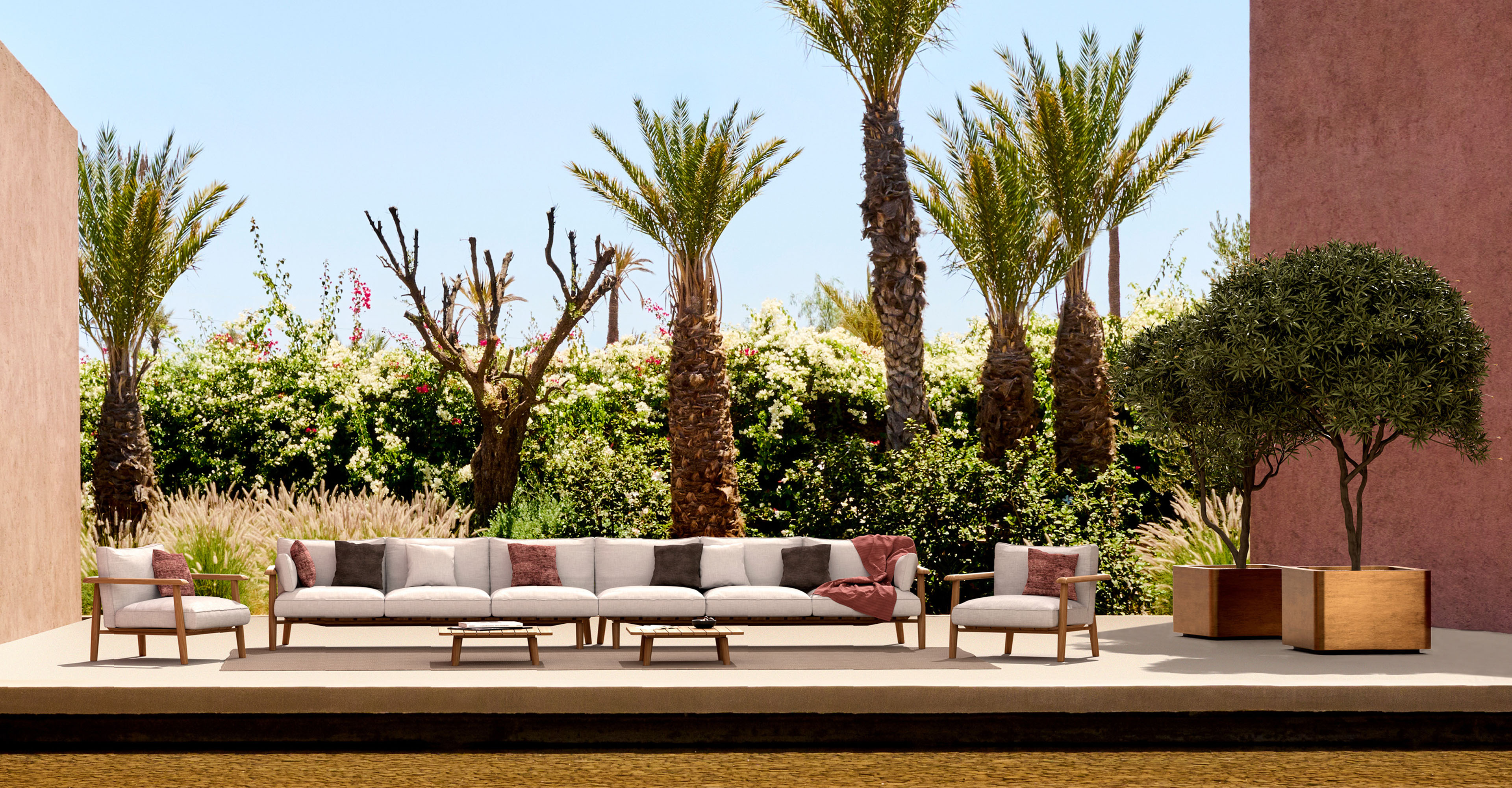 High-end luxury planters: Royal Botania Cuprum collection