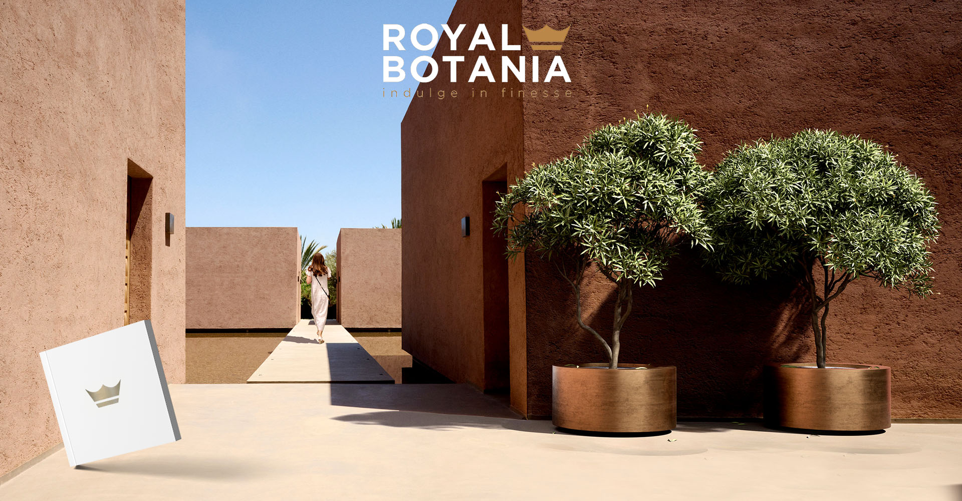 High-end luxury planters: Royal Botania Cuprum collection