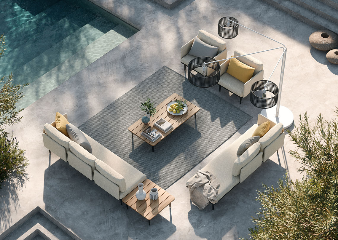 Royal Botania, Styletto Lounge collection: your own private seaside resort