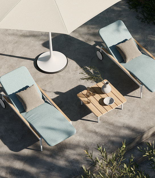 Royal Botania, Styletto Lounge collection: your own private seaside resort