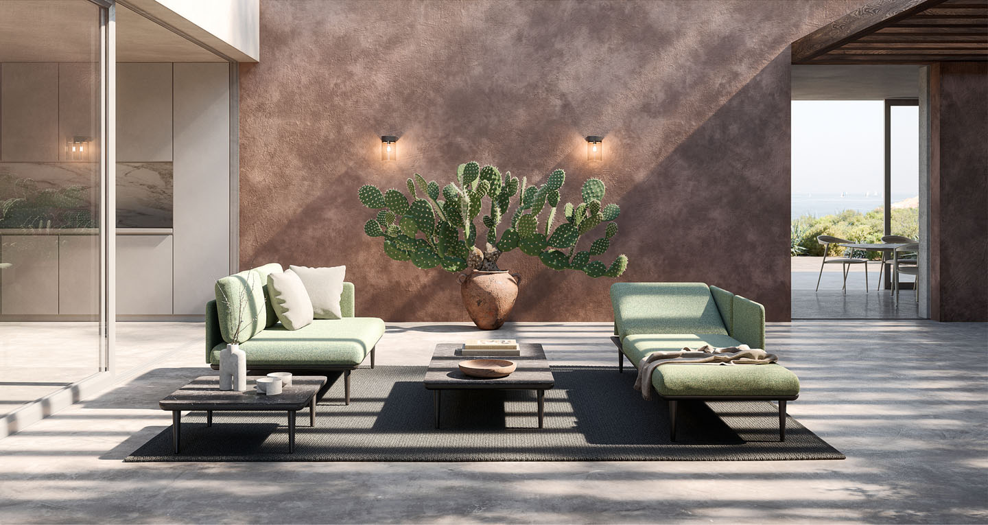 Royal Botania, Styletto Lounge collection: your own private seaside resort