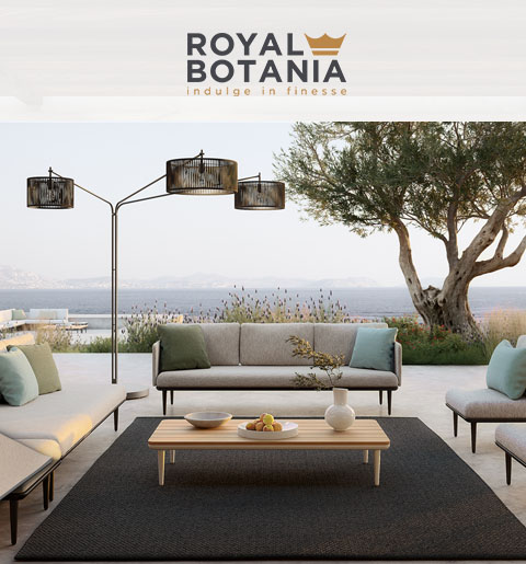 Royal Botania, Styletto Lounge collection: your own private seaside resort
