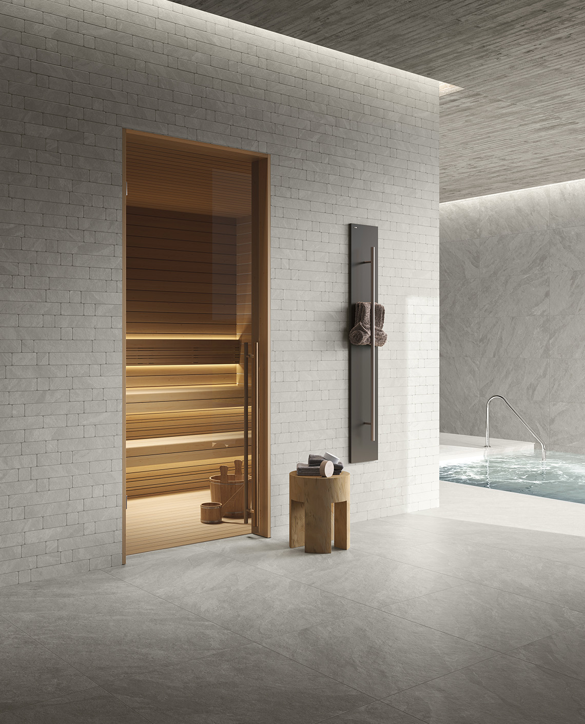 Brazilian slate inspires Nesting stoneware by Ceramica del Conca