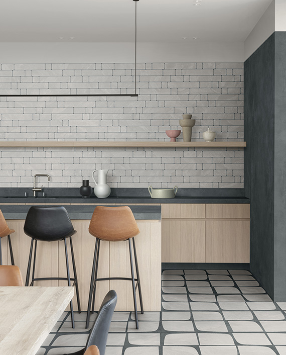 Brazilian slate inspires Nesting stoneware by Ceramica del Conca