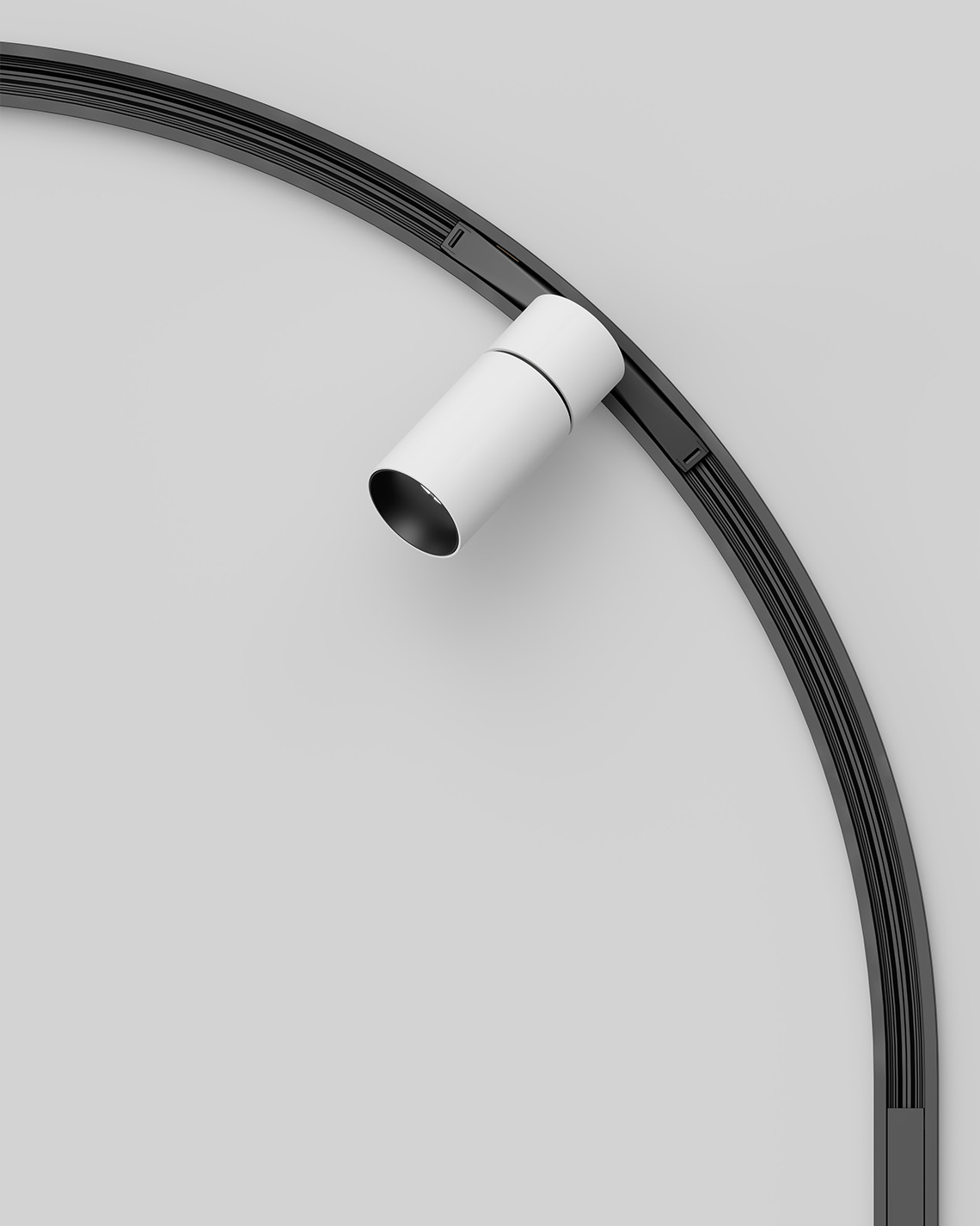 Outline: ultra-miniaturised track lighting by Reggiani