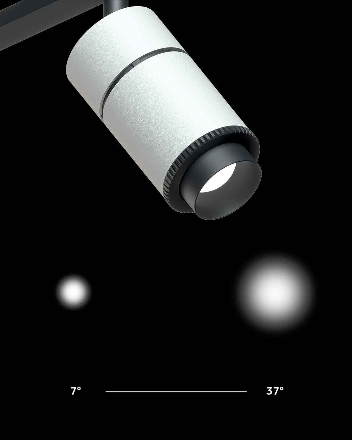 Outline: ultra-miniaturised track lighting by Reggiani