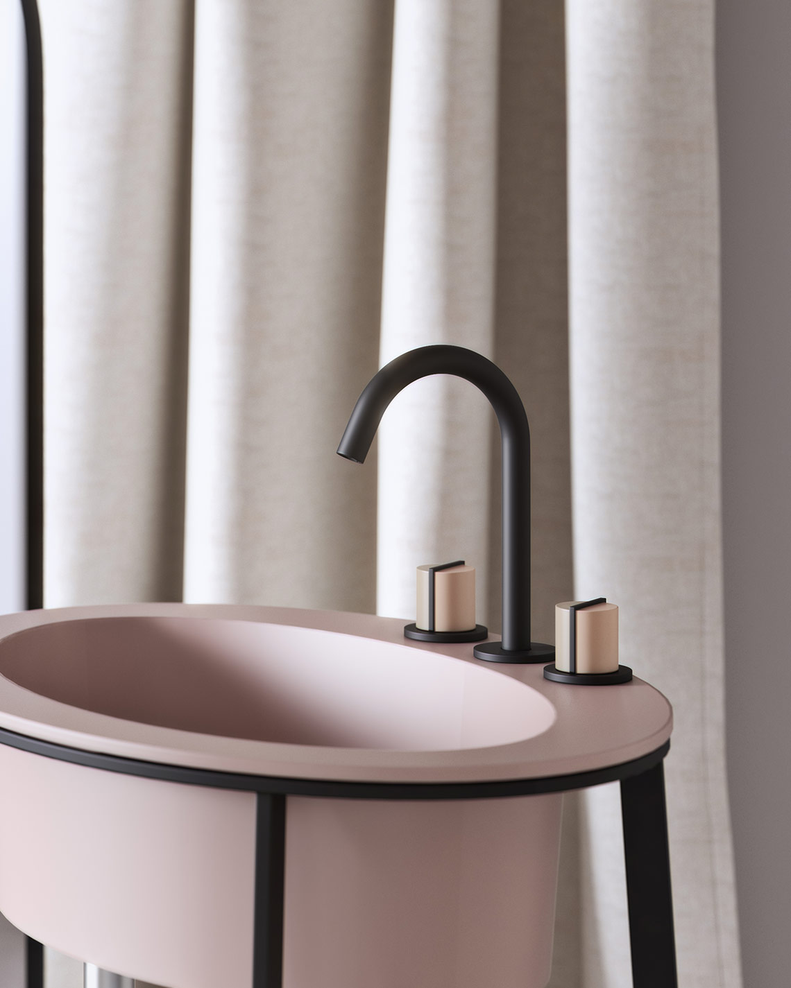 Varied Forms bathroom taps. Created by you. Enabled by us.