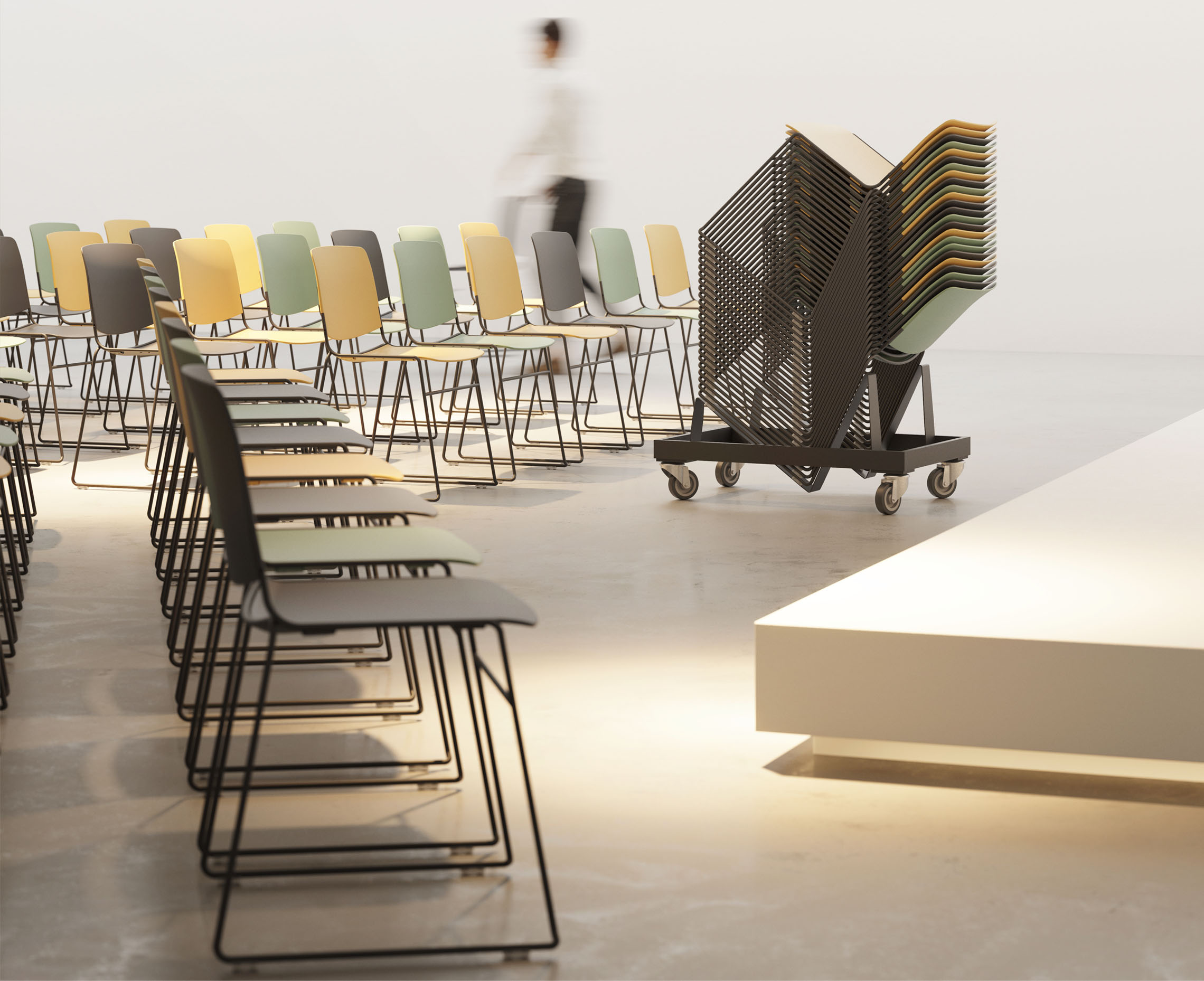 Mass by Sellex: super-stackable chair with timeless design and multiple uses