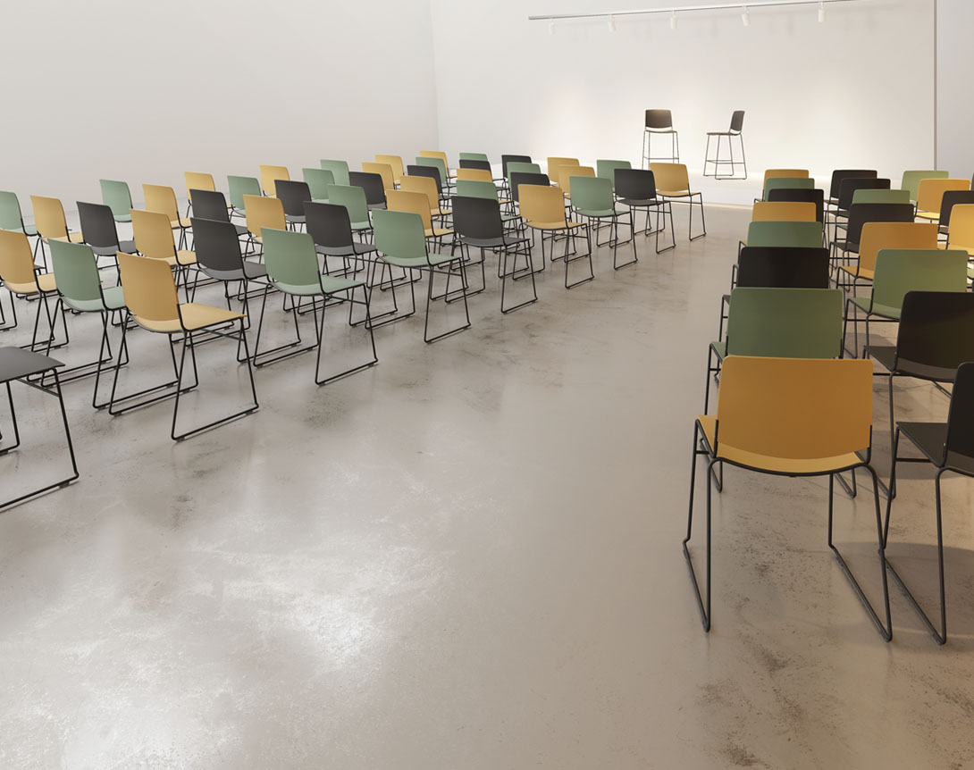Mass by Sellex: super-stackable chair with timeless design and multiple ...