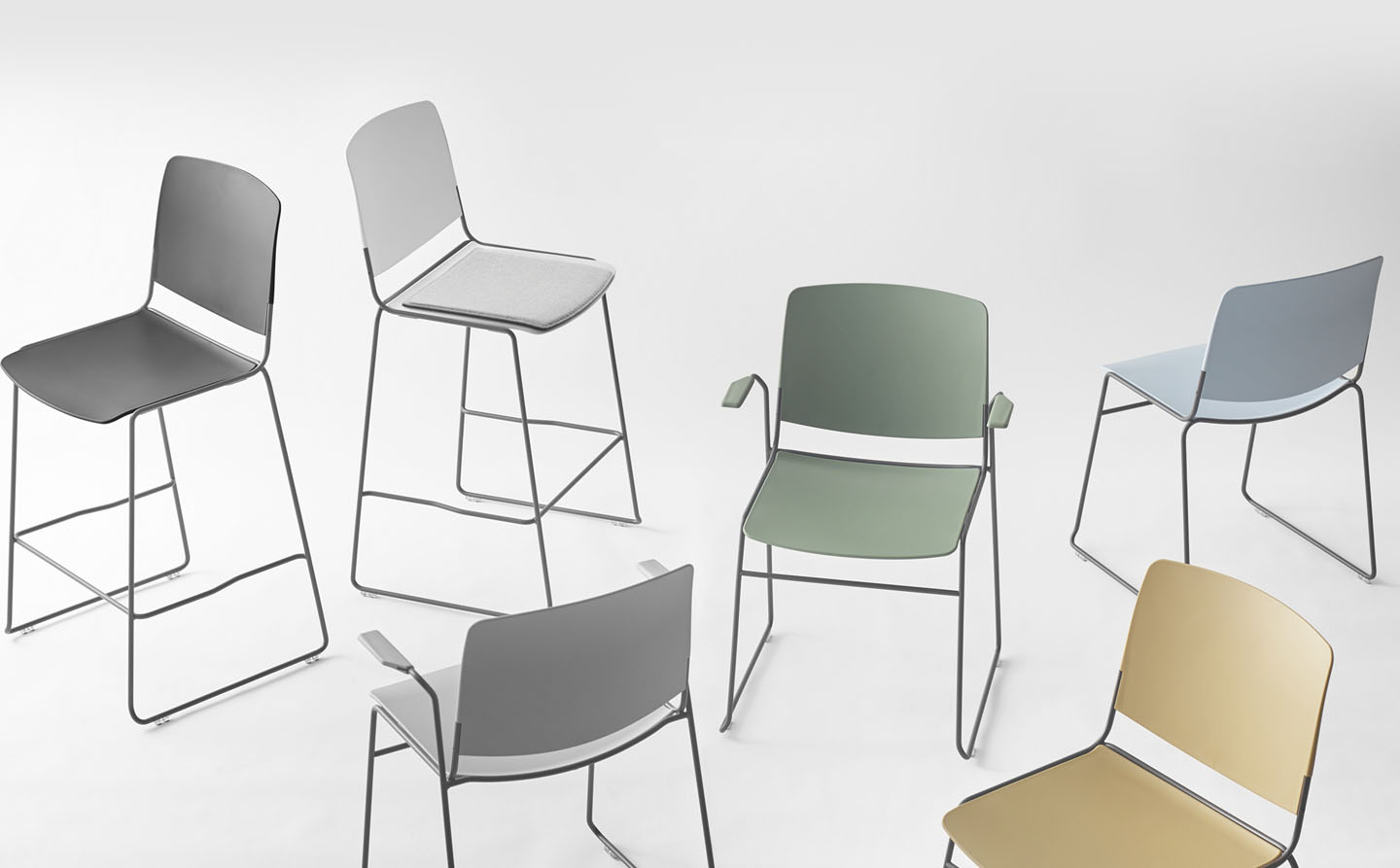 Mass by Sellex: super-stackable chair with timeless design and multiple ...