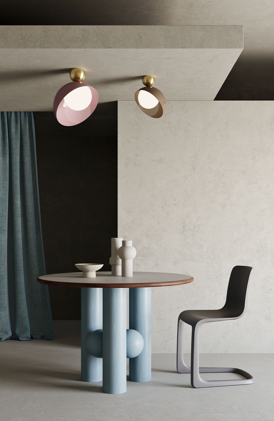 Aurora lamp collection: eclectic, colourful and playful - Italamp