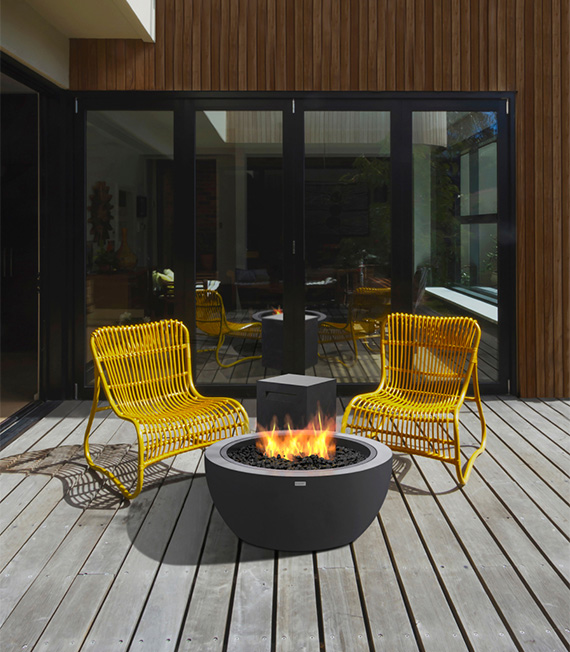 Freestanding fire element EcoSmart: choose your perfect fire