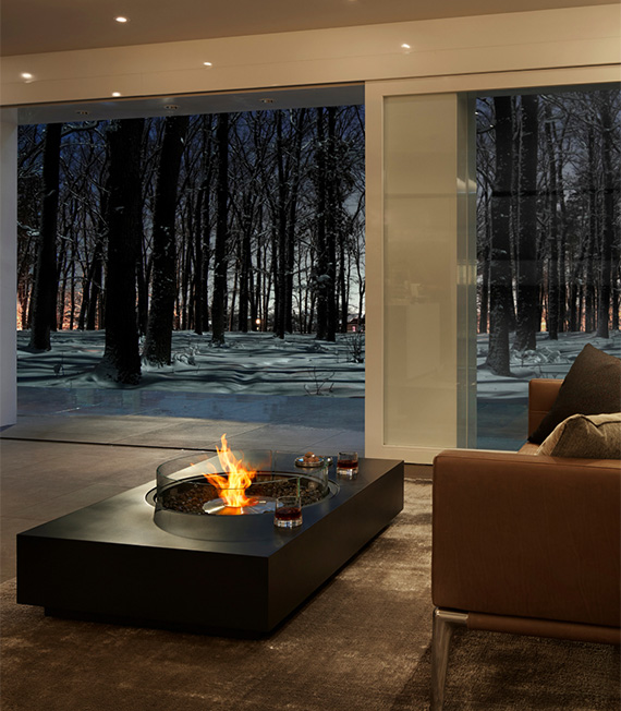 Freestanding fire element EcoSmart: choose your perfect fire