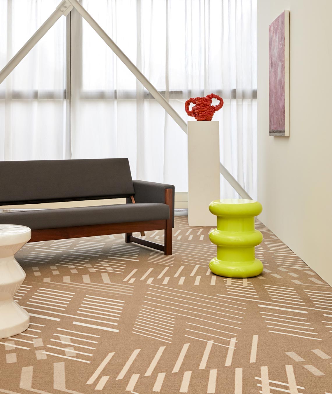 Trois décorations Besana Carpet Lab: des revêtements de sol textiles ...