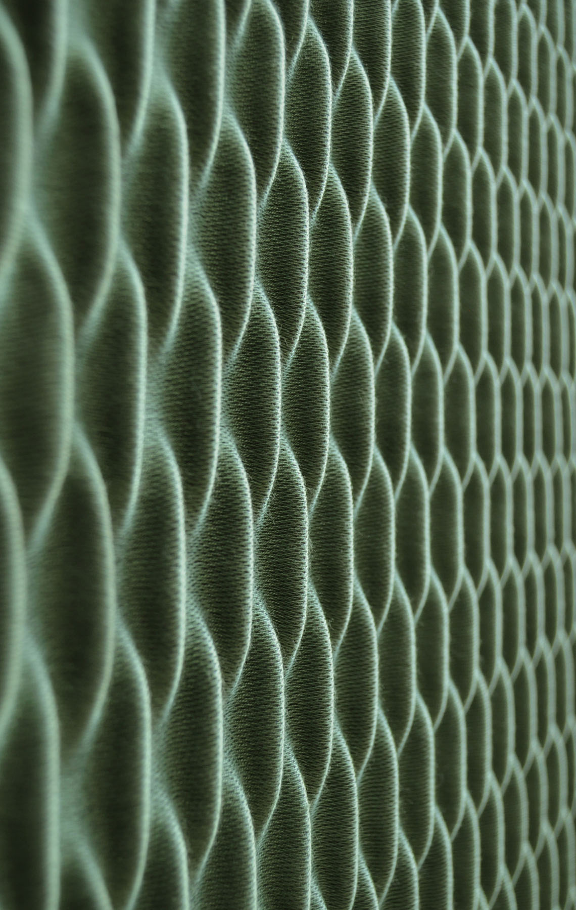 3D acoustic panels with sculptural woven textiles: Casalis