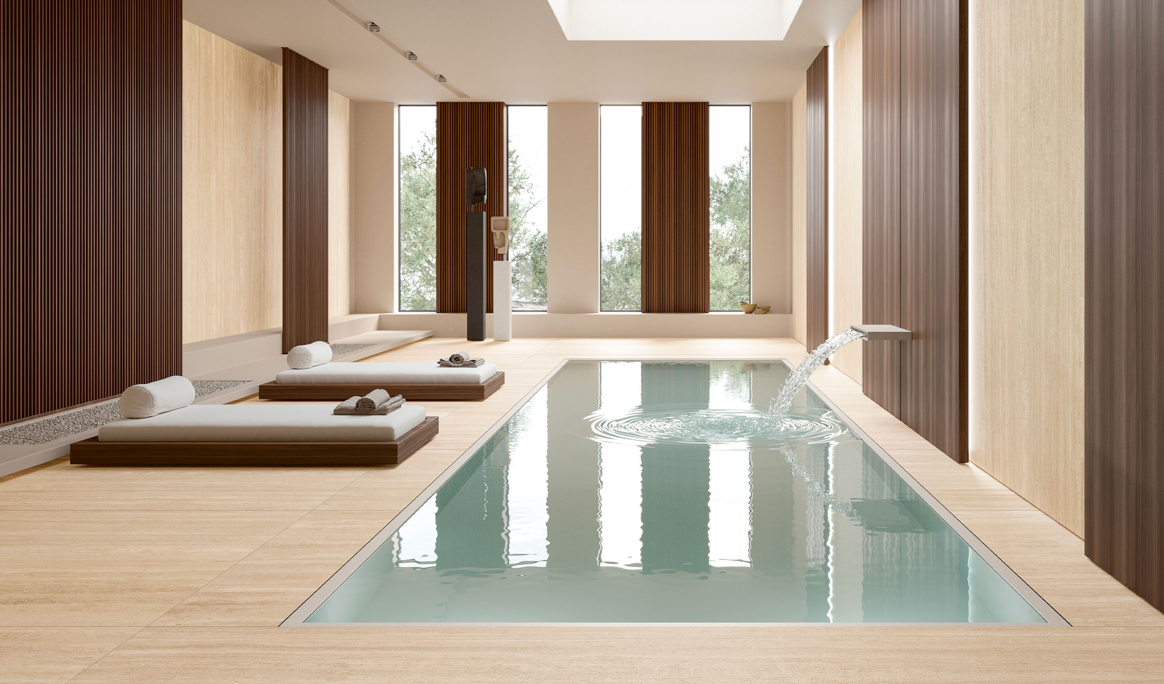 Where architecture meets nature, the new Ultra Marmi Travertino by ...