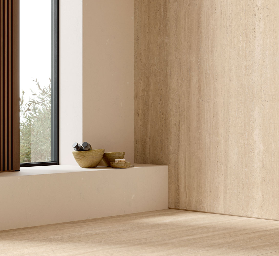 Where architecture meets nature, the new Ultra Marmi Travertino by ...