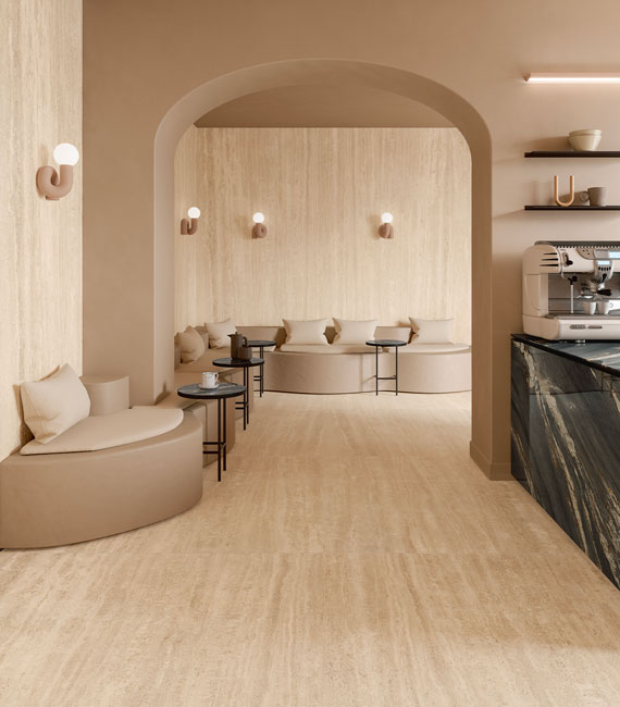 Where architecture meets nature, the new Ultra Marmi Travertino by ...