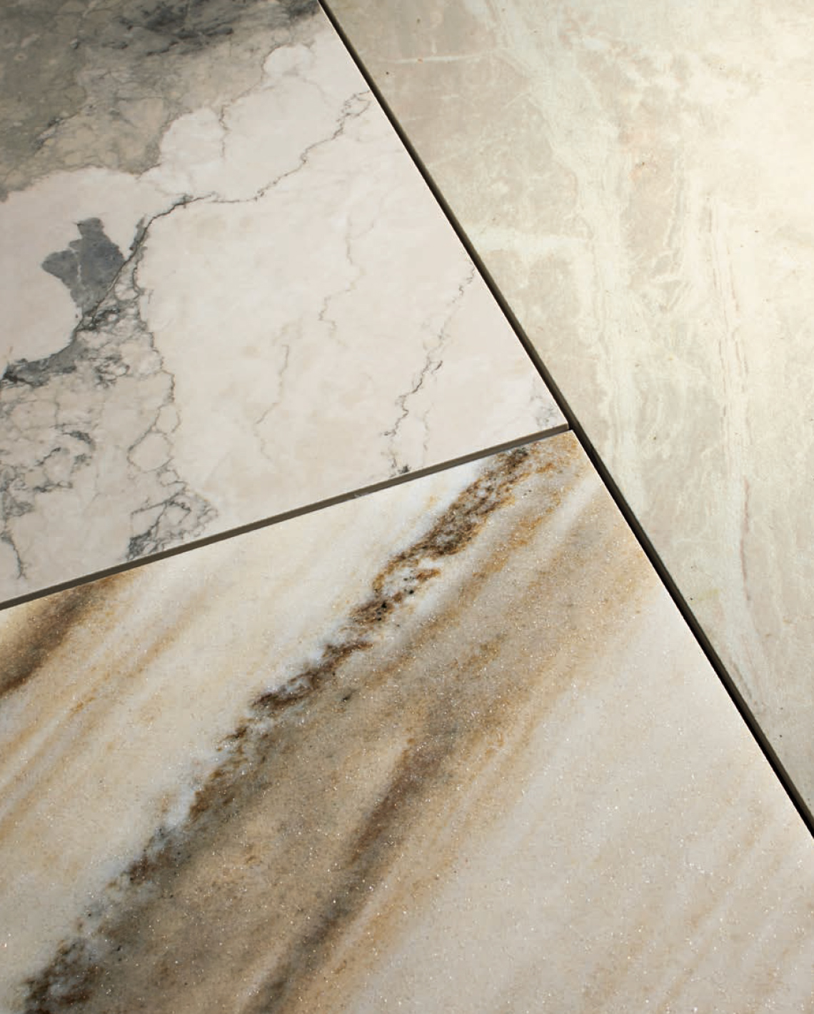 Large Marmi Maximum slabs by Fiandre: 3 new colours