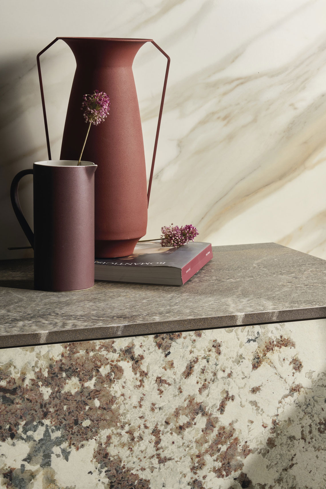 Jatoba Brown 4D ceramic slabs by SapienStone: naturalness and visual ...