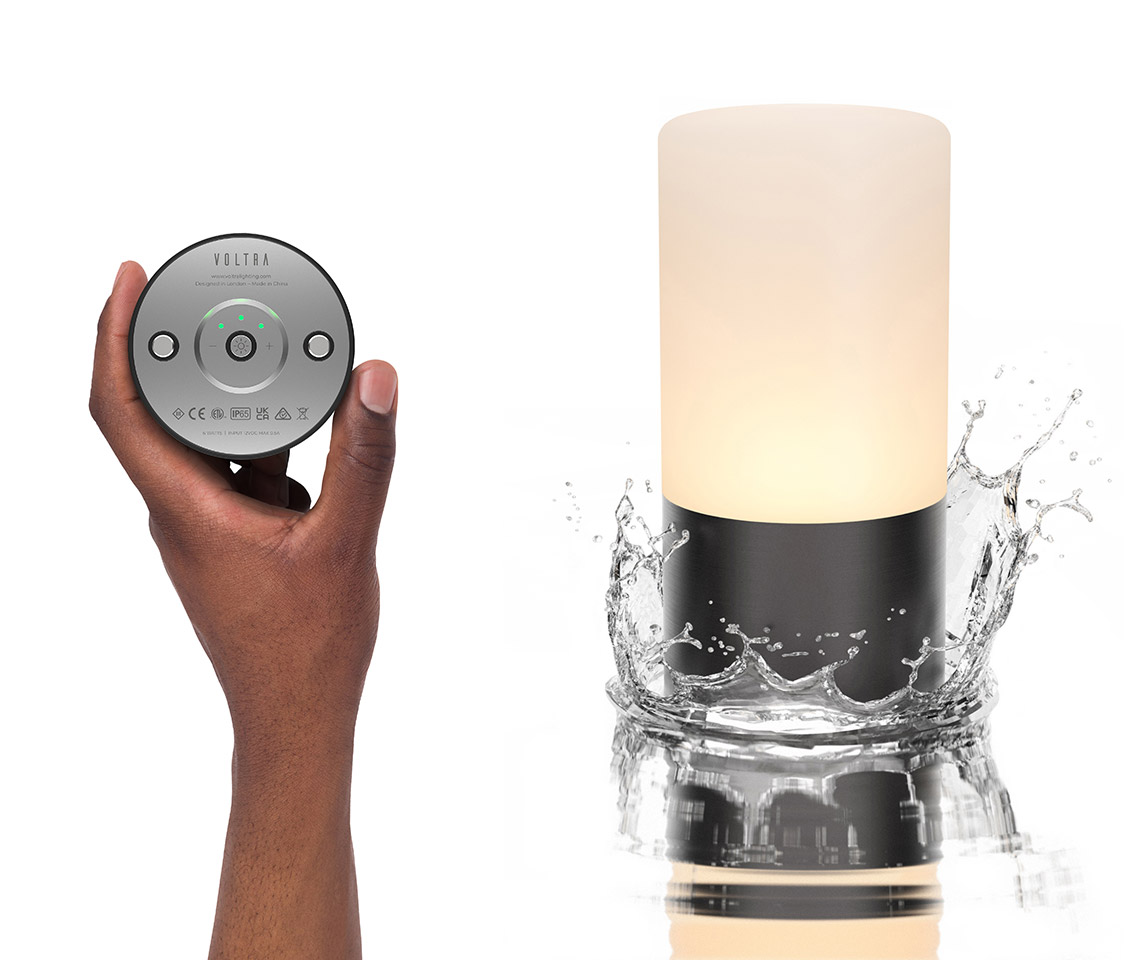 Elegant cordless lighting range made of borosilicate glass, Hemera by ...