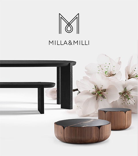 Vorschau Milla&Milli Salone del Mobile 2024: neue Massivholzmöbel