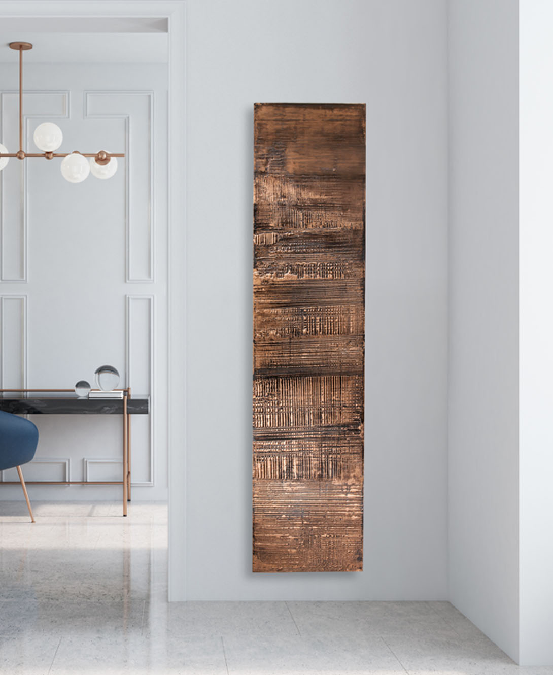 Olycal stone radiators by CINIER Paris