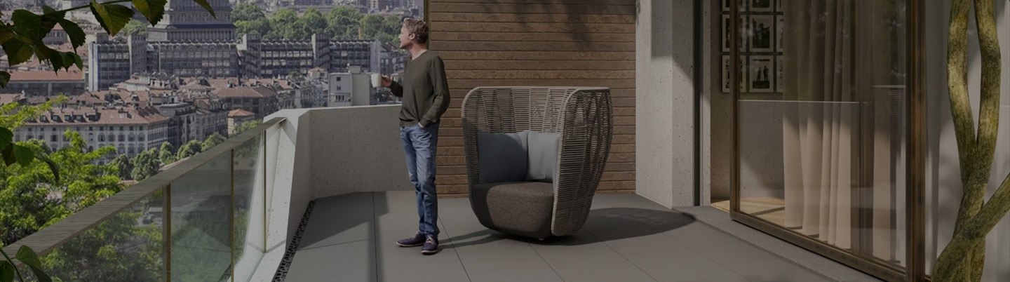 Novità Roofingreen: pavimentazione esterna Dbase con finitura in gres ...