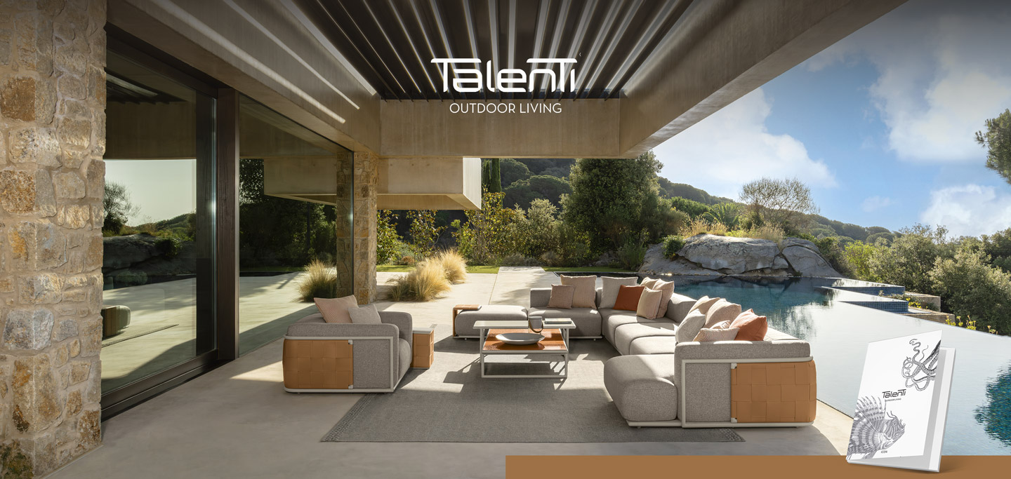 Tressé Collection, the new multi-material outdoor creation by Talenti