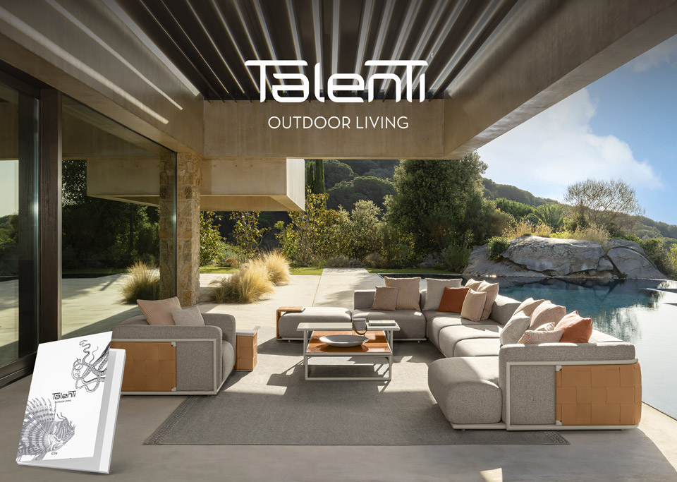 Tressé Collection, the new multi-material outdoor creation by Talenti