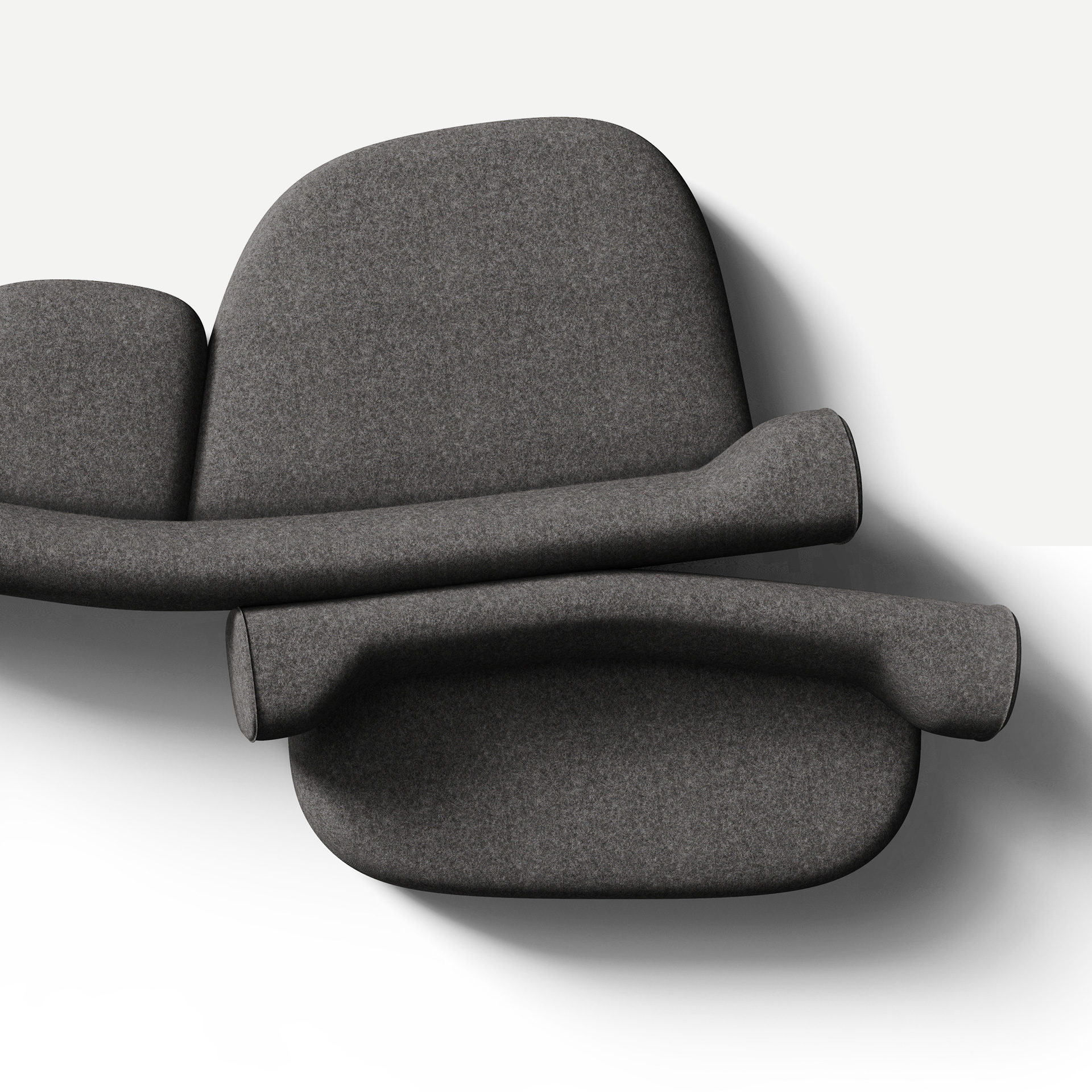 LaCividina seating system Dorothea: compositions through natural evolution