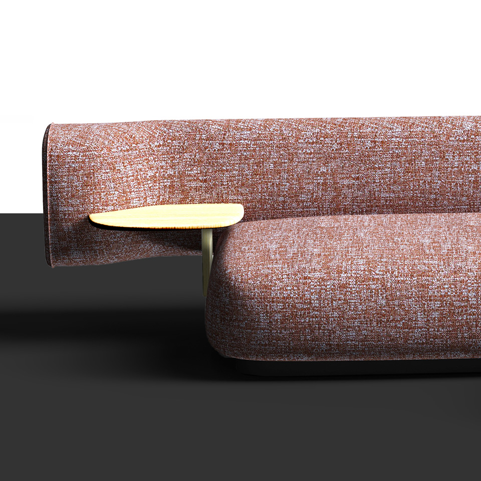 LaCividina seating system Dorothea: compositions through natural evolution