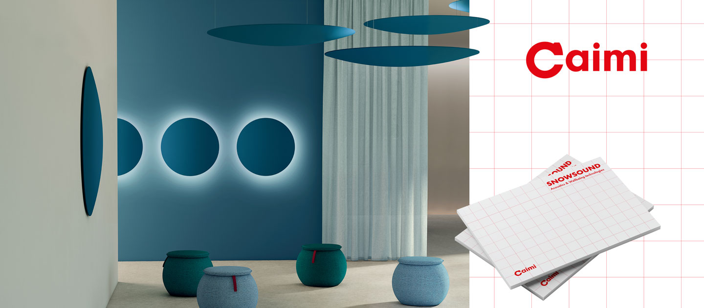 Caimi acoustic comfort technologies: new Snowsound 2024 catalogue