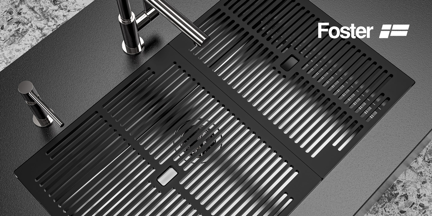 New bowls for top-mount and under-mount installation: Quadra Evo by Foster