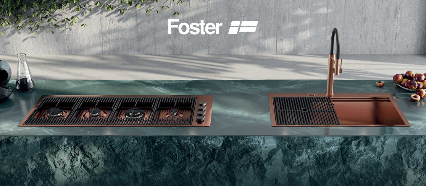 PVD by Foster: technology and colour take centre in the kitchen