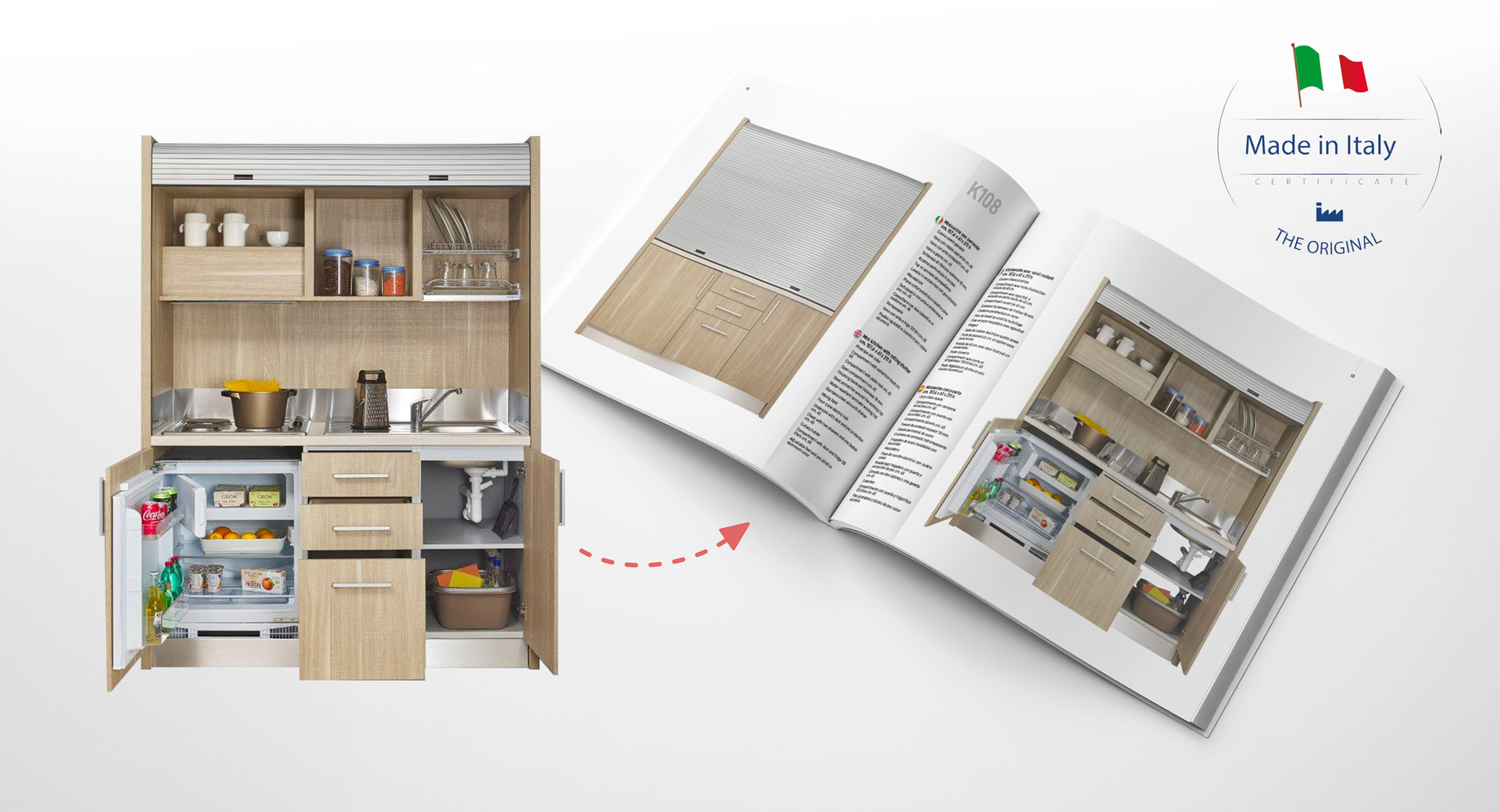 Mobilspazio mini-kitchens: the new 2024 catalogue is available now!