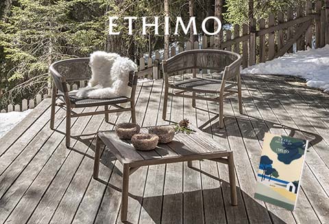 Ethimo winter outdoor experience: discover the high-altitude collections