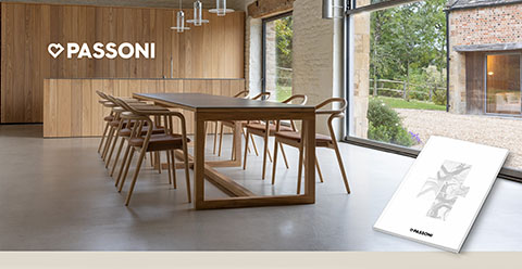 Tacta, a new solid wood chair signed John Pawson for Passoni Design