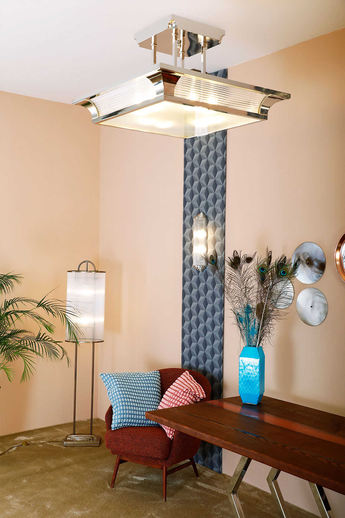 Patinas lamps collection inspired by Art Deco