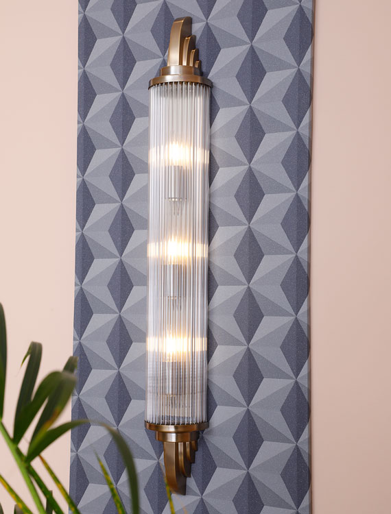 Patinas lamps collection inspired by Art Deco