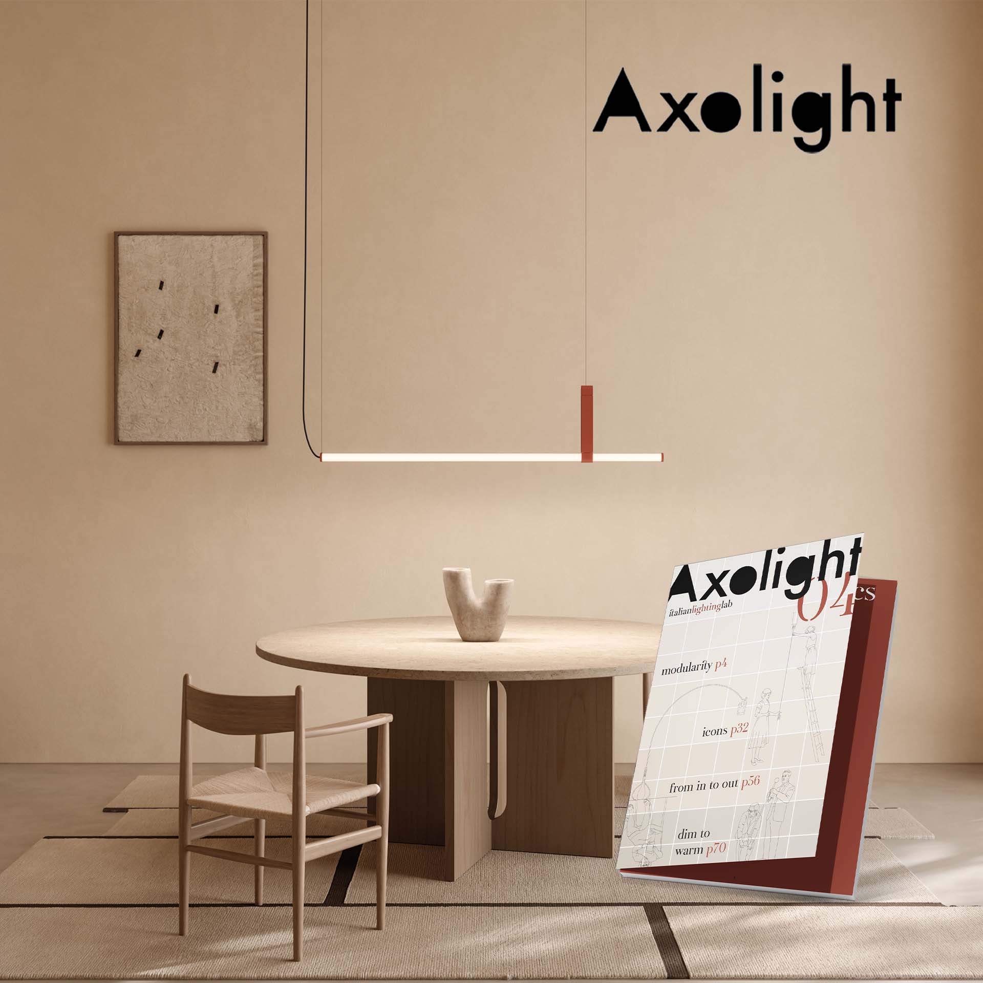 Modular light cylinder collection: Paralela by Axolight