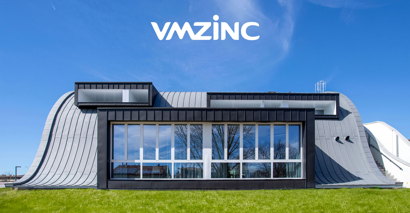 A new library covered with a standing seam system in VMZINC