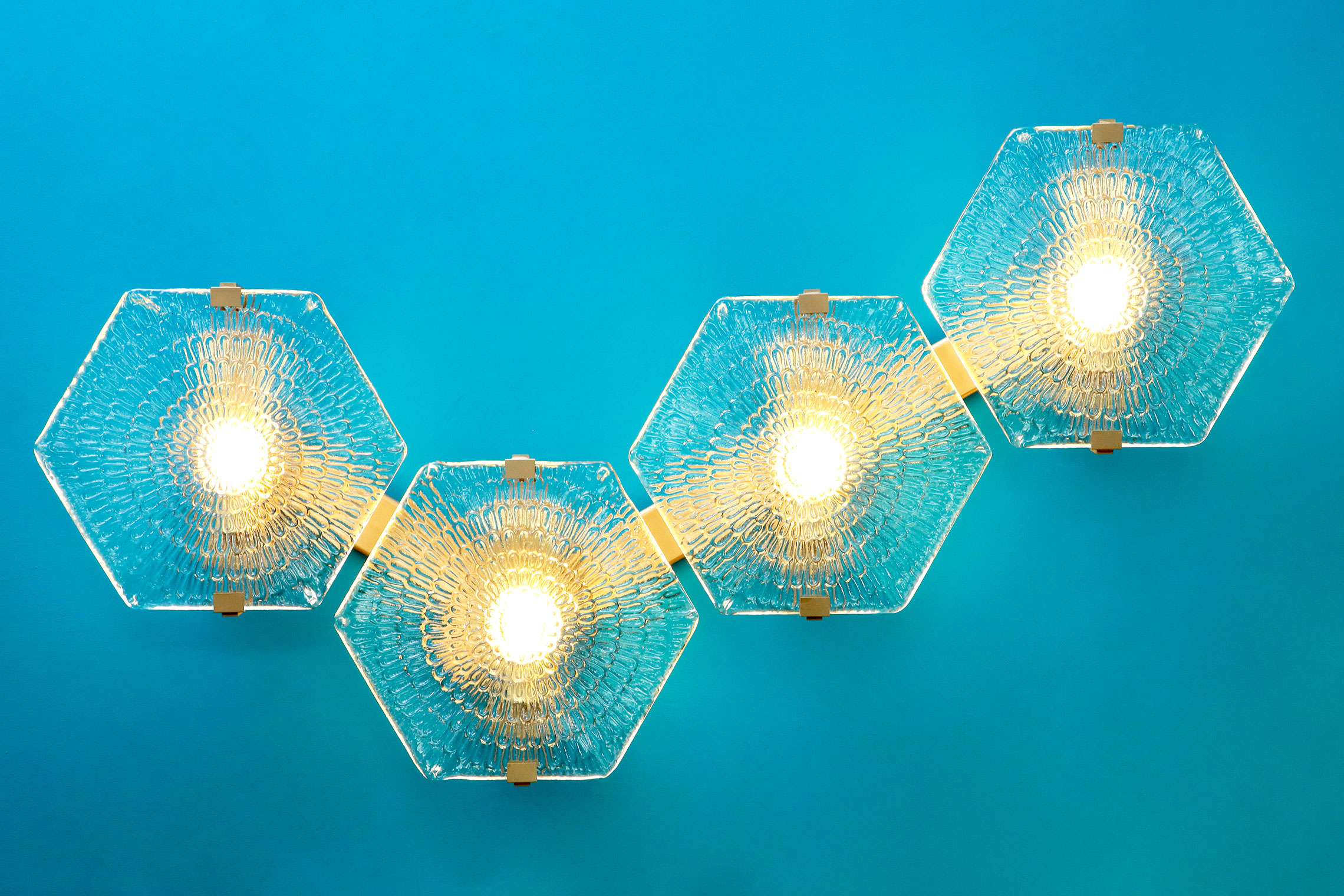 High-end handmade luminaire collection HEXXA by Patinas