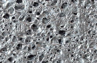 Stabilized aluminum foam panel Alusion for architectural applications ...
