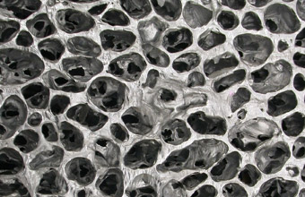 Stabilized aluminum foam panel Alusion for architectural applications ...