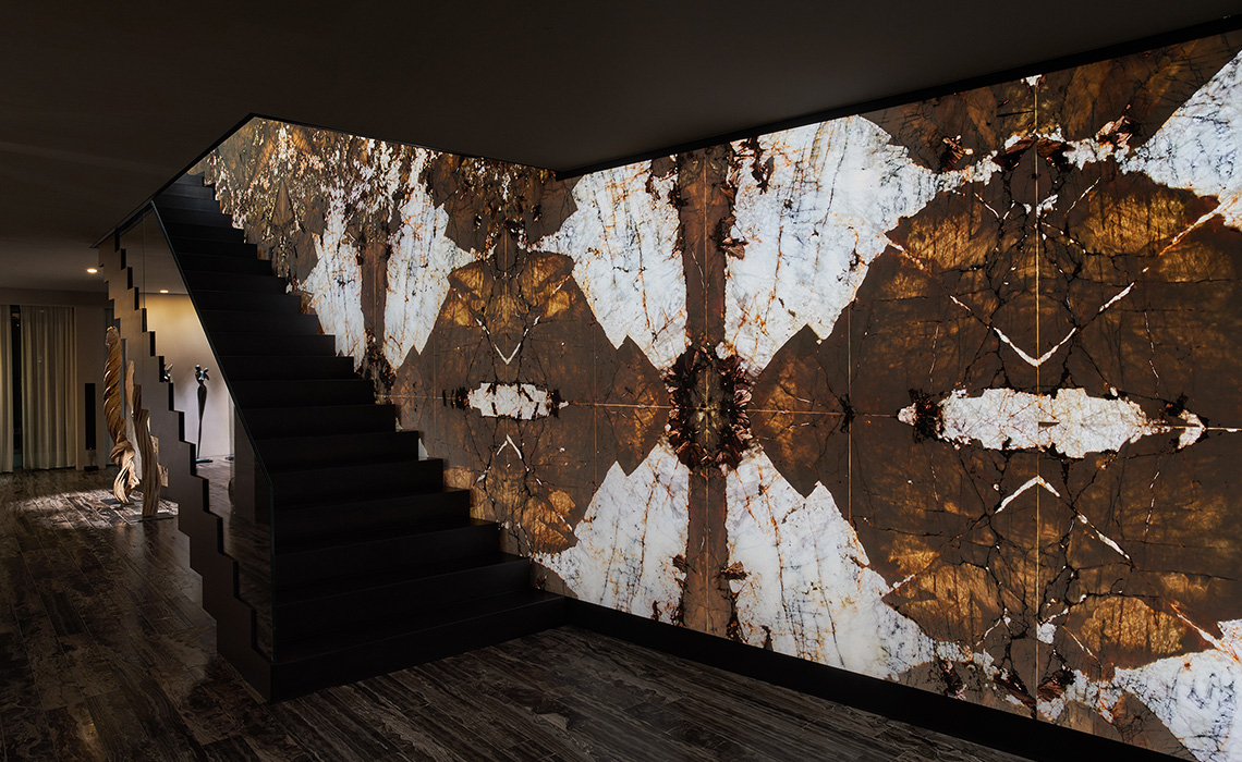 Natural stones become the absolute stars of light: Antolini backlit ...