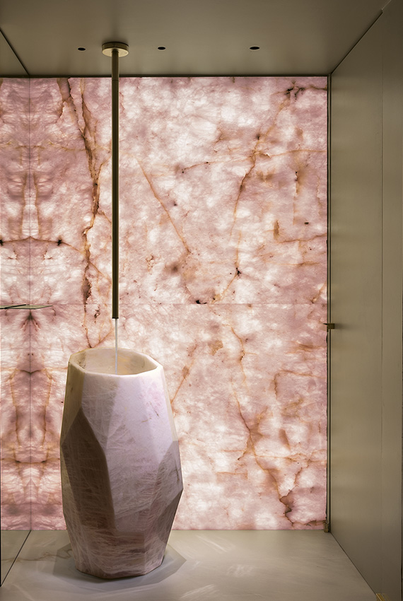 Natural stones become the absolute stars of light: Antolini backlit ...